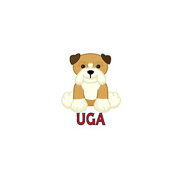 "Georgia Uga Cartoon" Sticker for Sale by AnnabelleTipps | Redbubble