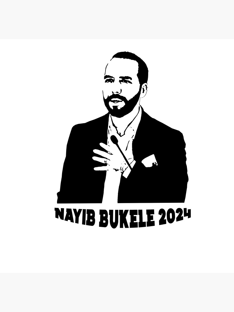 Nayib Bukele Elecciones 2024 El Salvador Presidente Art Board Print For Sale By Reginaleon
