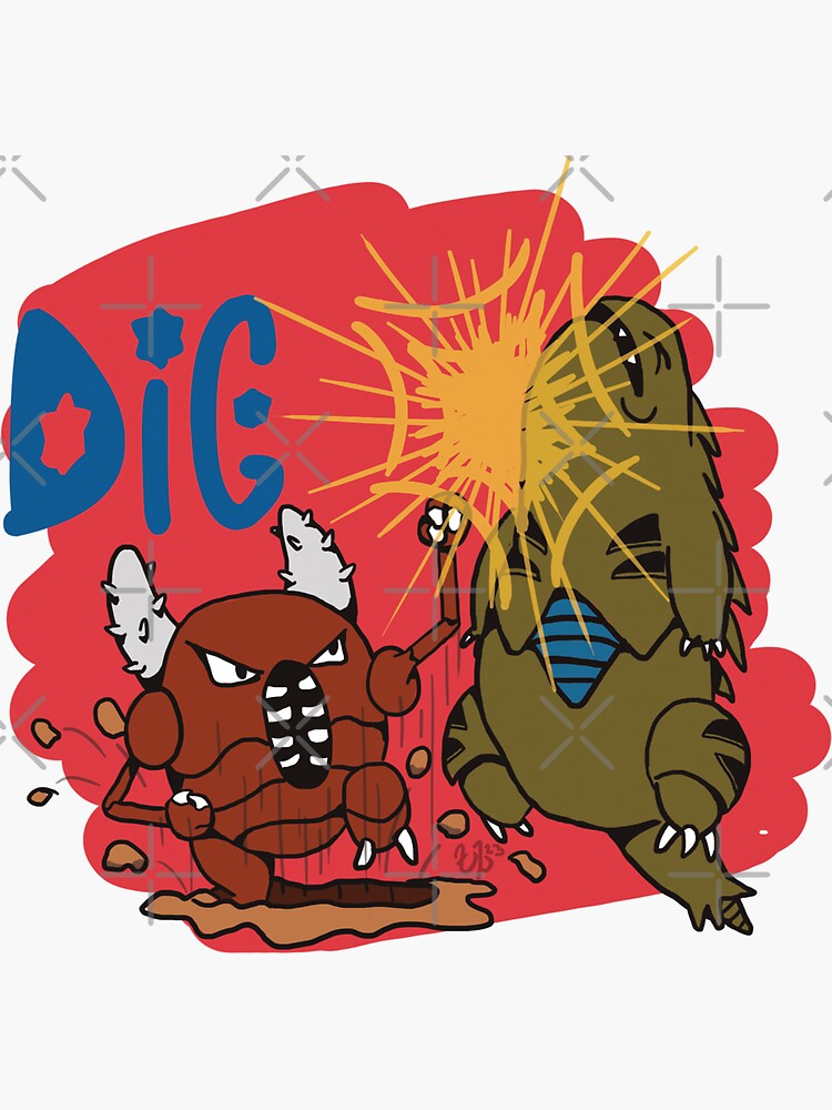 "dig" Sticker by Vesaverga | Redbubble