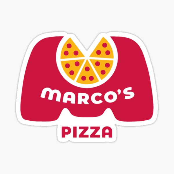 "marco's pizza, pizza enak" Sticker for Sale by FrancisHerz | Redbubble