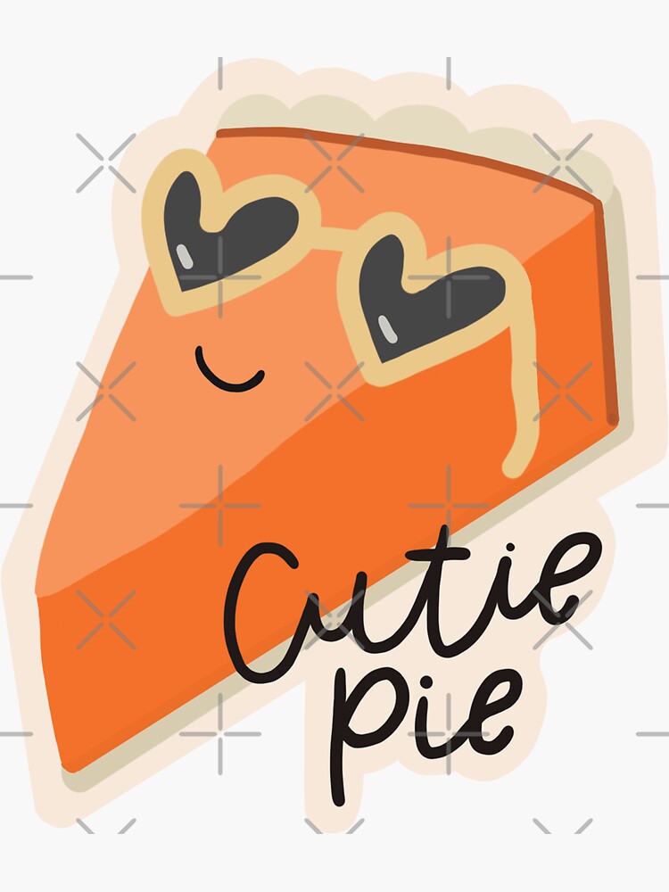 "Cutie Pie" Sticker for Sale by Annatradingpost | Redbubble