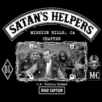 "Pee Wee Herman - Pee Wee and the Satan's Helpers Road" Art Print for ...