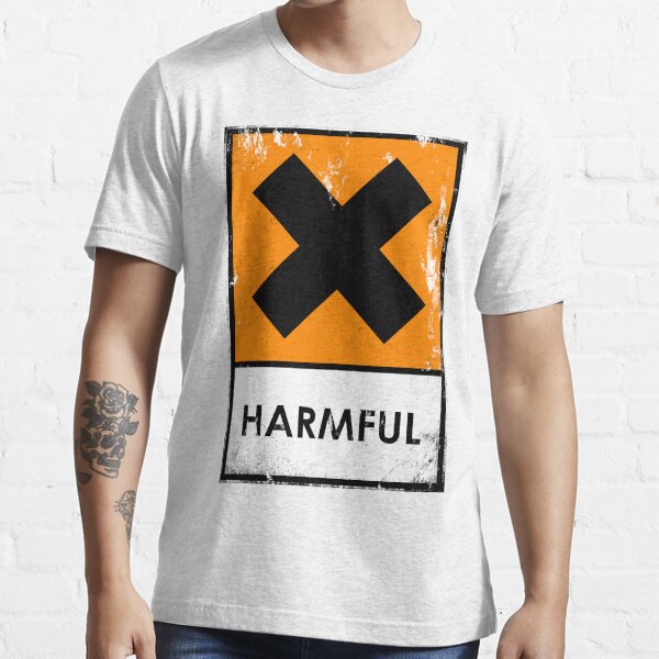 "Punk. Chemical hazard warning sign, harmful or irritating" T-shirt for ...
