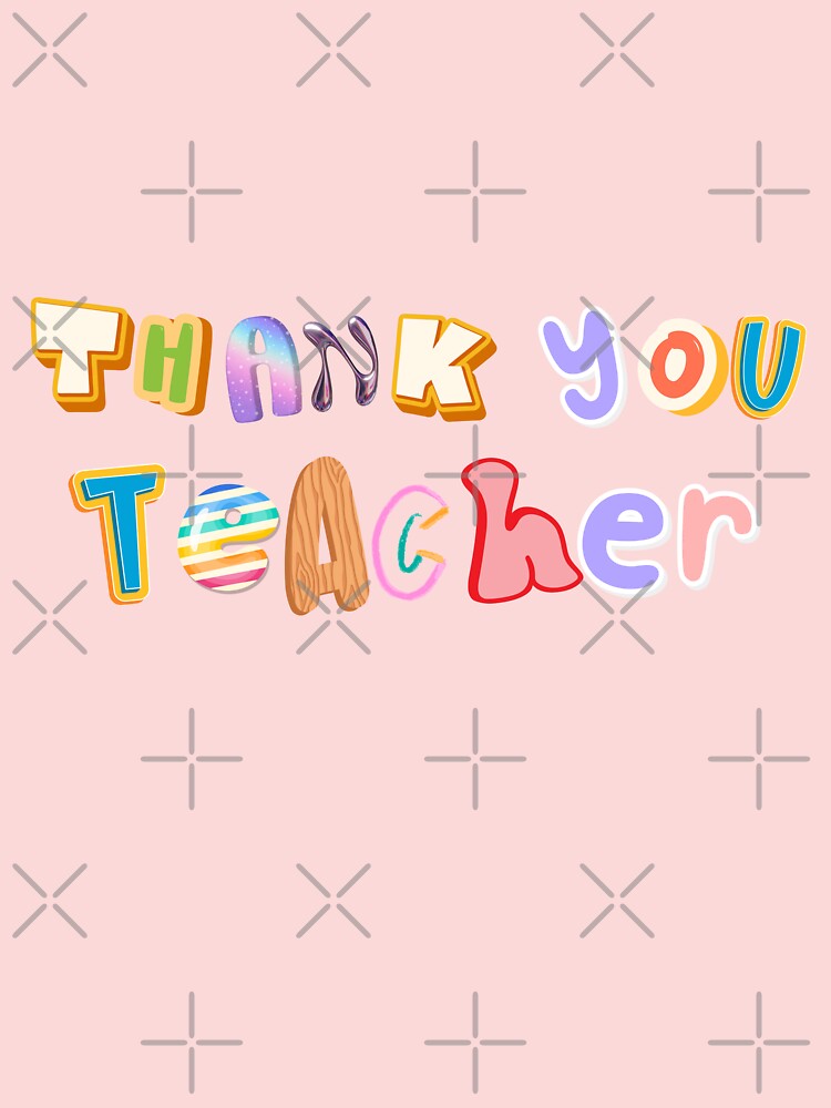 "Thank You Teachers Ransom note Gift Idea" Kids T-Shirt for Sale by ...