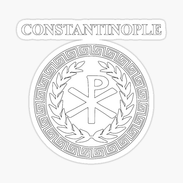 "Constantinople Byzantine Empire Logo" Sticker for Sale by JoanneHeller ...