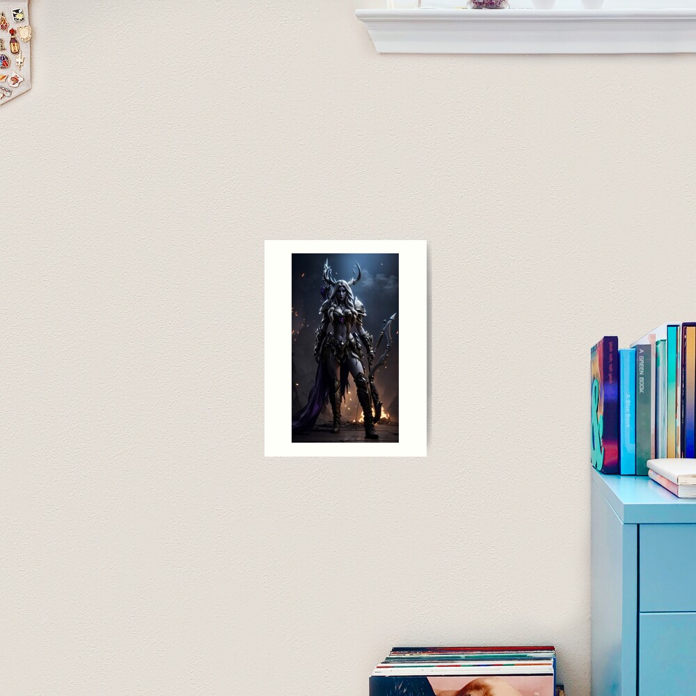 "Lady sylvanas" Poster for Sale by lashamarkoza | Redbubble
