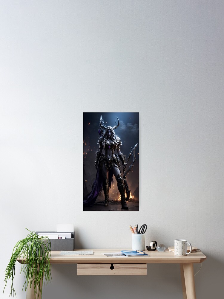 "Lady sylvanas" Poster for Sale by lashamarkoza | Redbubble