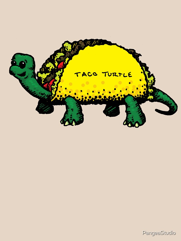 "Taco Turtle" T-shirt for Sale by PangeaStudio | Redbubble | taco t ...
