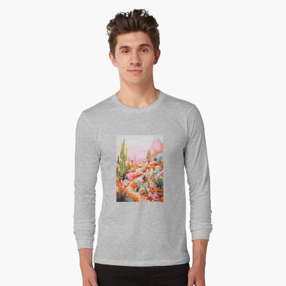 "Maximalist Desert Landscape In Pastel Colours" Sticker for Sale by ...