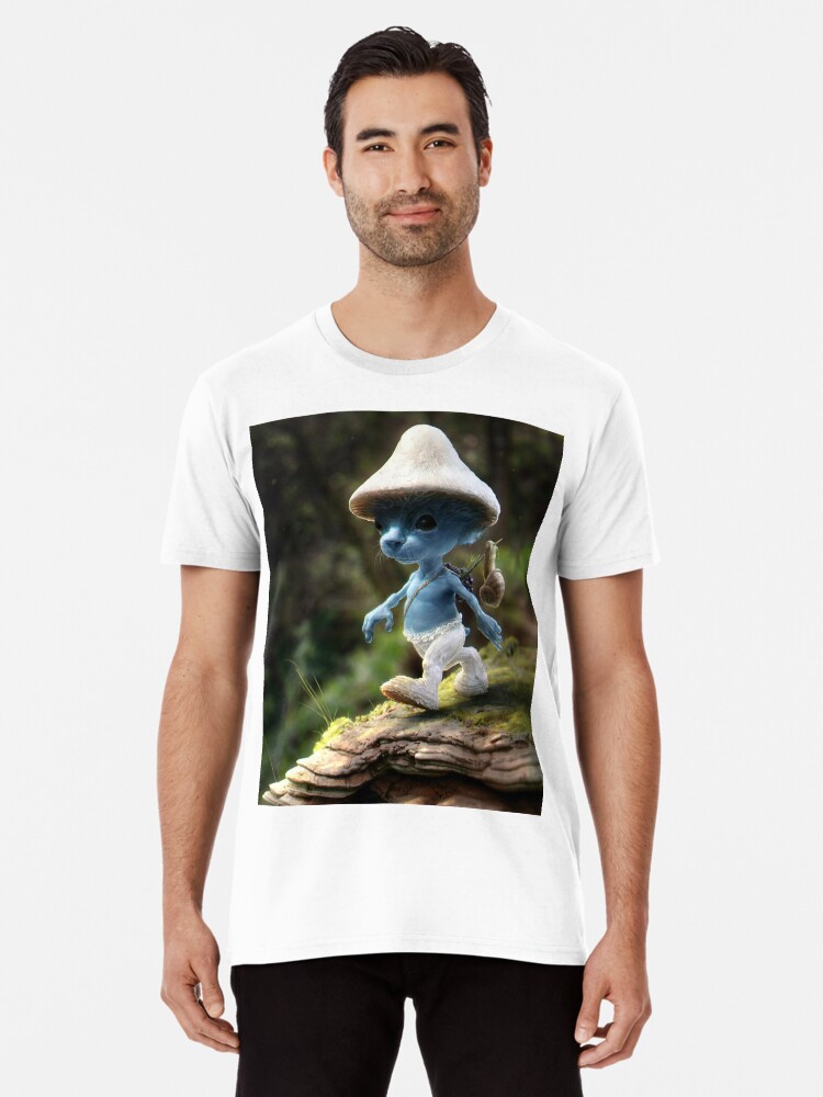 "Blue Smurf Cat meme, shailushai ,shailush mushroom cat " Premium T ...