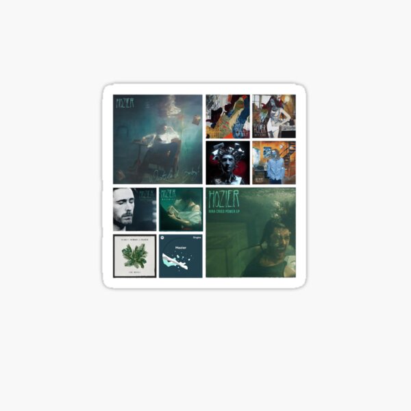 "Hozier Album Collage " Sticker for Sale by onroew | Redbubble
