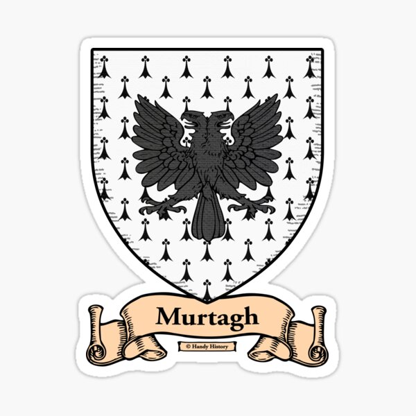 "Murtagh - Coat of Arms - Family Crest" Sticker for Sale by ...