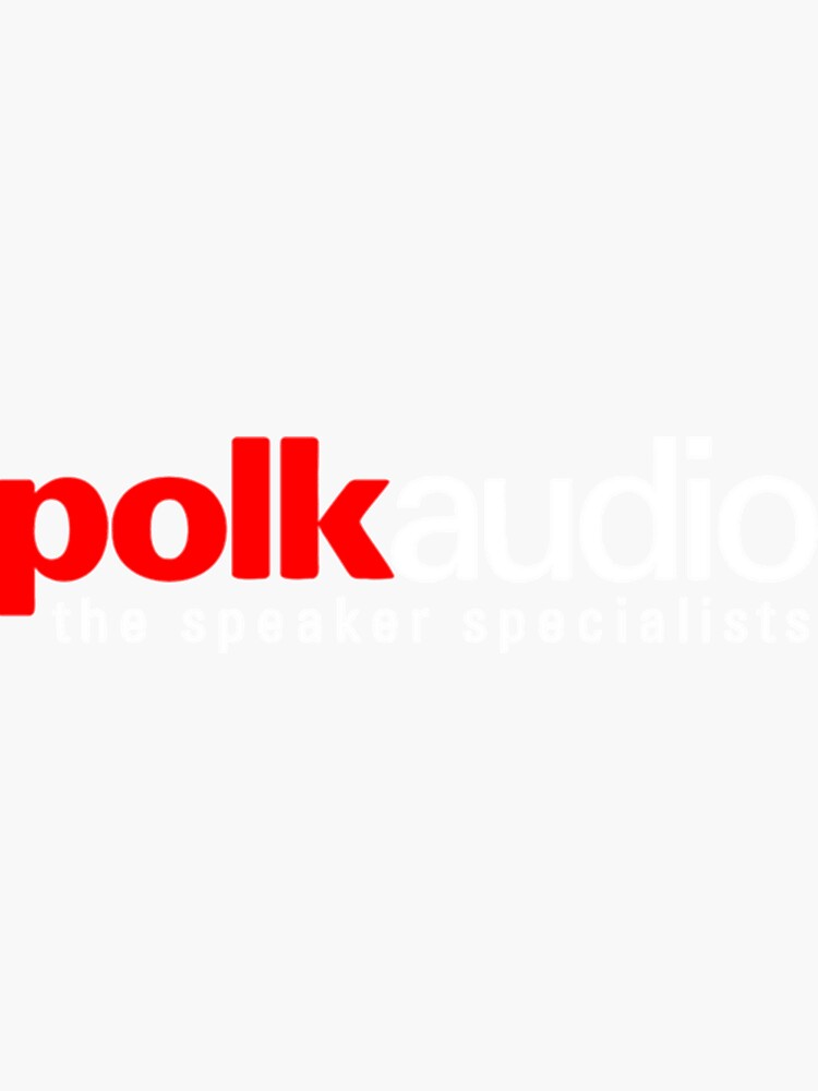 "Best Selling Polk Audio Logo" Sticker by SohamLargent | Redbubble