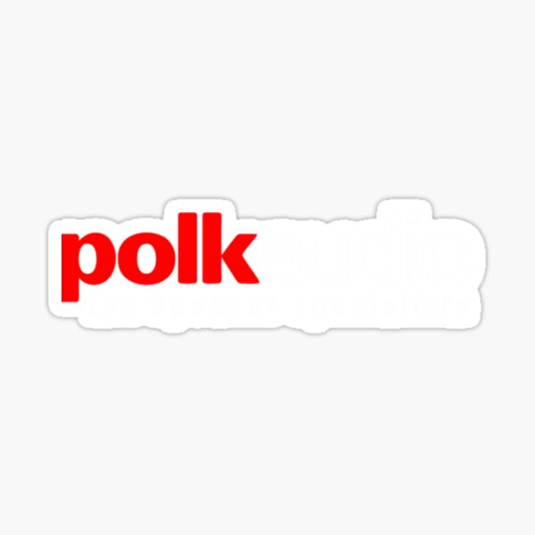 "Best Selling Polk Audio Logo" Sticker by SohamLargent | Redbubble