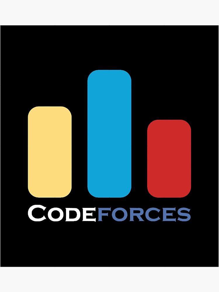 "Codeforces Official Dark" Sticker for Sale by gandosscot | Redbubble