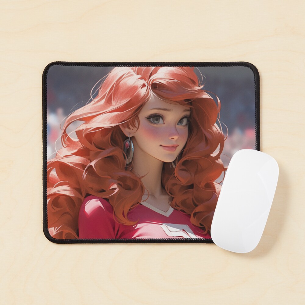 "Red Cheerleader" Poster for Sale by AxeWave | Redbubble