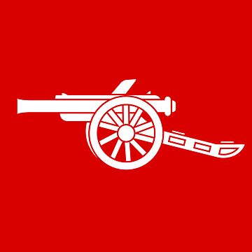"Gunners Classic Logo" Sticker by HugoYuli | Redbubble