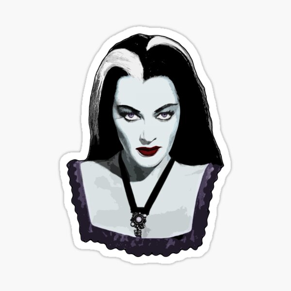 "Yvonne De Carlo, Lily Munster" Sticker for Sale by LP-agent | Redbubble