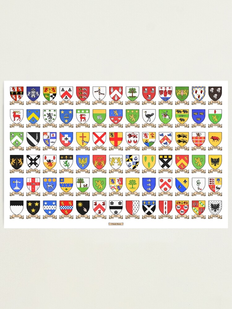 Irish Heraldic Shields