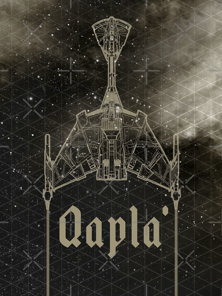 "QAPLA' (KLINGON FOR SUCCESS)" T-shirt for Sale by CreativeSpero ...