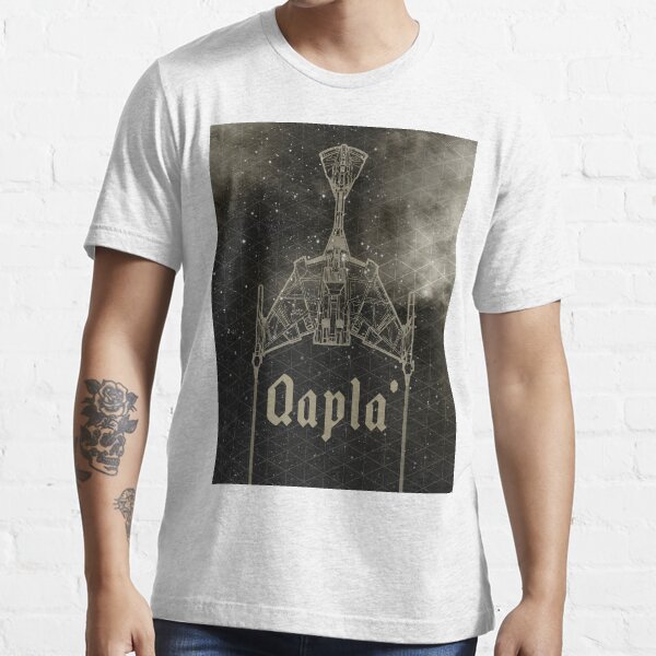"QAPLA' (KLINGON FOR SUCCESS)" T-shirt for Sale by CreativeSpero ...