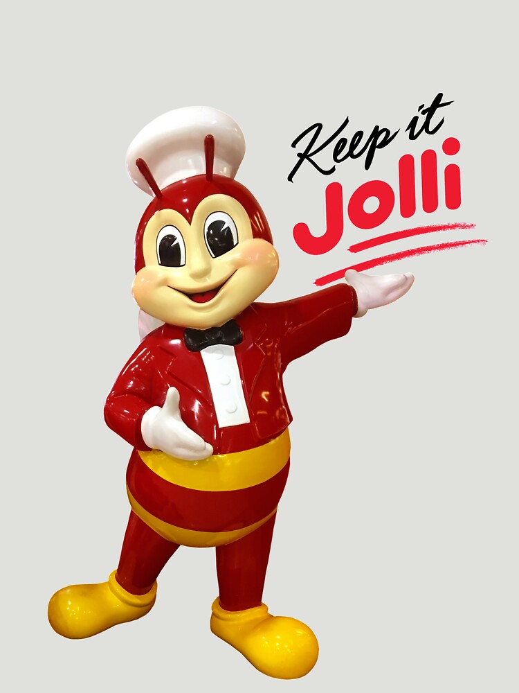 "Jollibee mascot statue: Keep it Jolli" T-shirt for Sale by Meltissa ...
