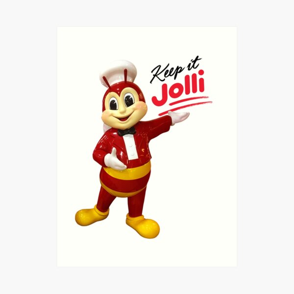 "Jollibee mascot statue: Keep it Jolli" Art Print for Sale by Meltissa ...