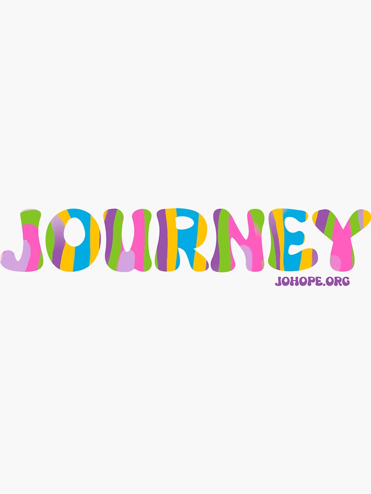 "Journey" Sticker for Sale by JourneyofHope | Redbubble