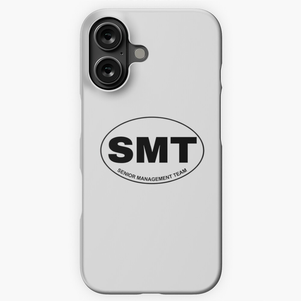"SMT: Senior Management Team" Sticker for Sale by plaidcouches | Redbubble