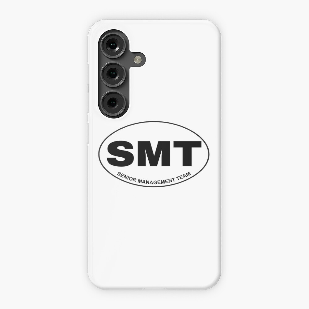 "SMT: Senior Management Team" Sticker for Sale by plaidcouches | Redbubble