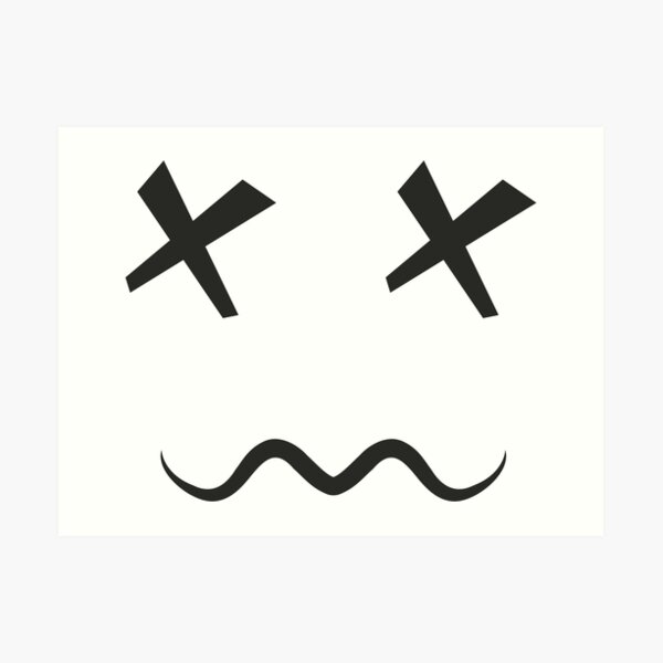 "DRUNKEN FACE - Funny Drunken Comic Face" Art Print for Sale by Super3 ...