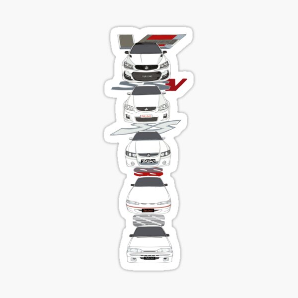 "the evo Holden Commodore SS" Sticker by TURISMOssv | Redbubble