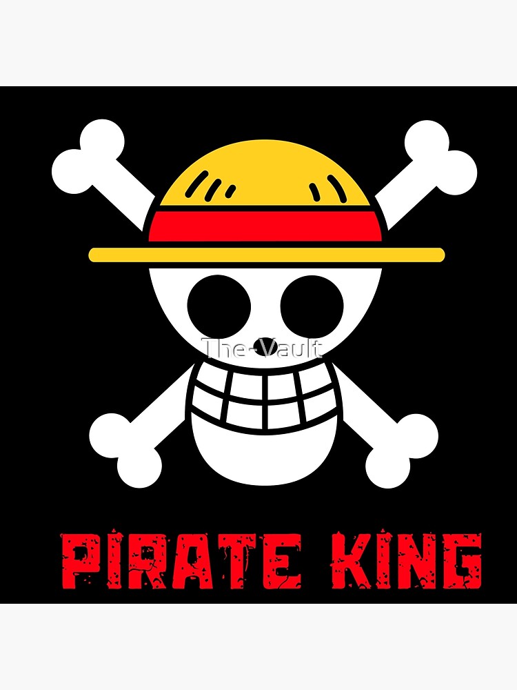 "One Piece Pirate King Jolly Roger Flag One Piece Luffy Pirate King ...