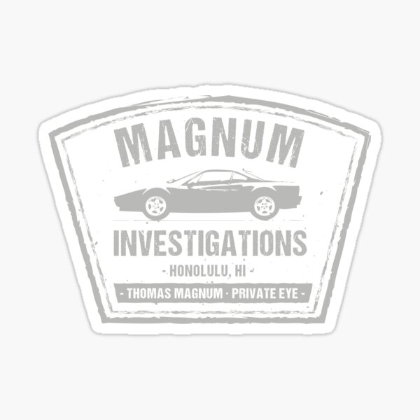 Magnum P I Stickers | Redbubble