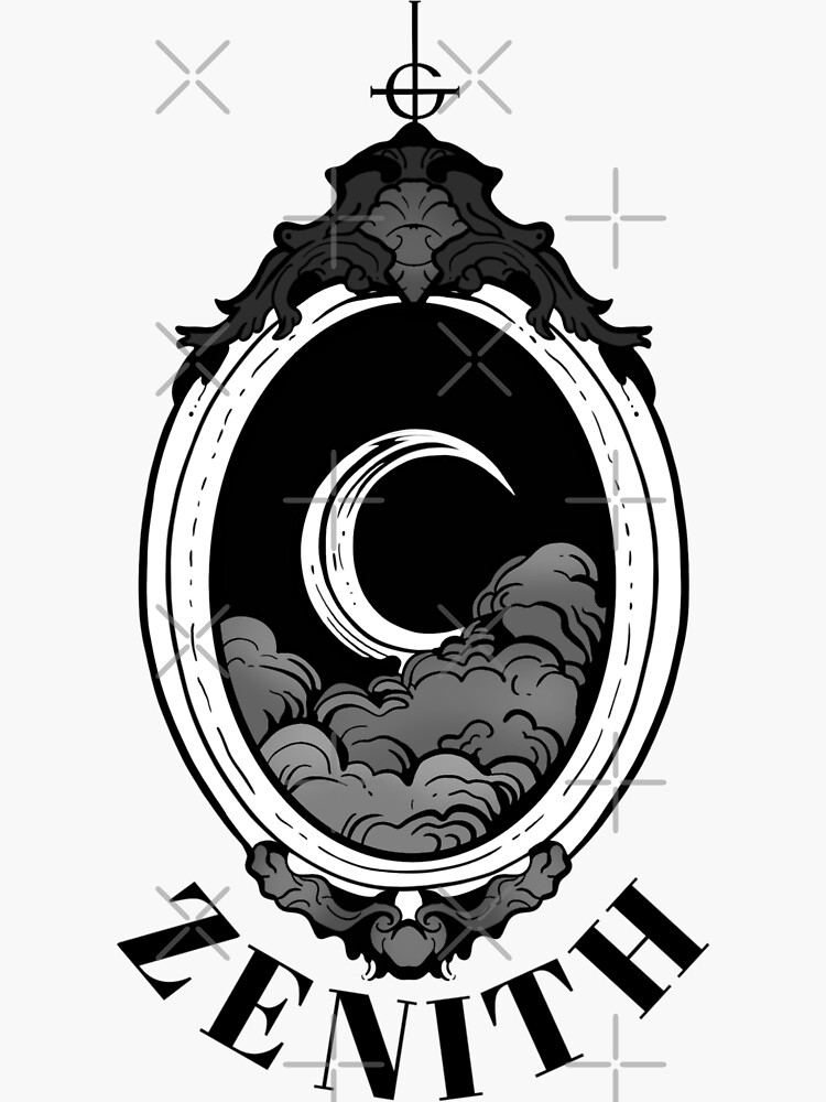 "Zenith - Mirror Design" Sticker for Sale by CharlottesArtz | Redbubble