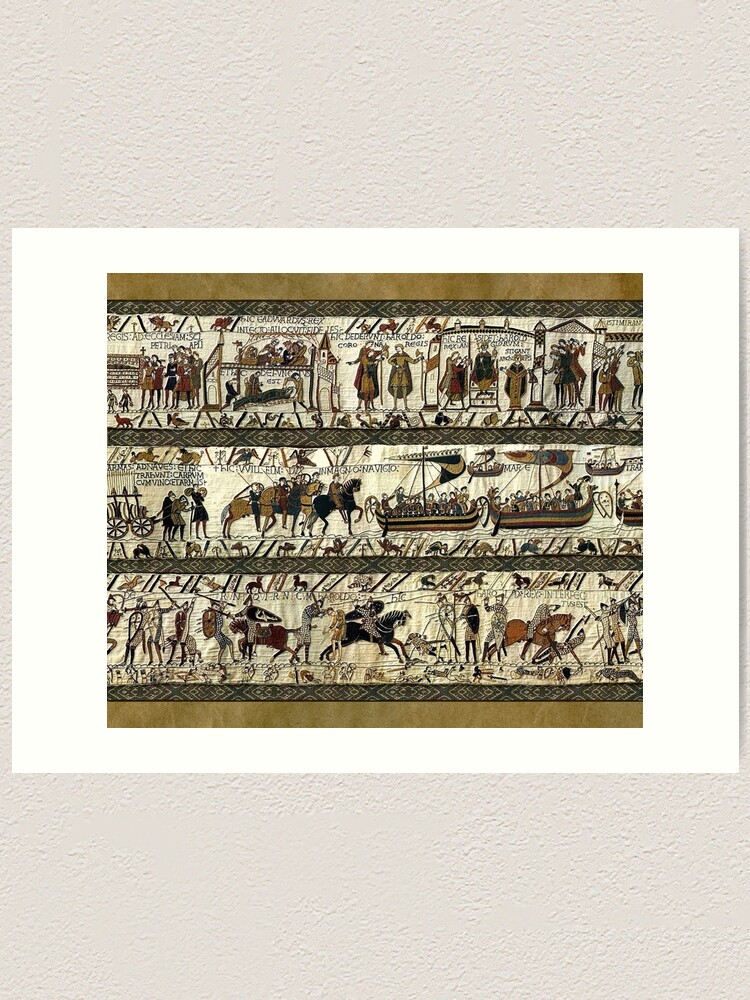 "Bayeux Tapestry" Art Print for Sale by KATIUSKA | Redbubble