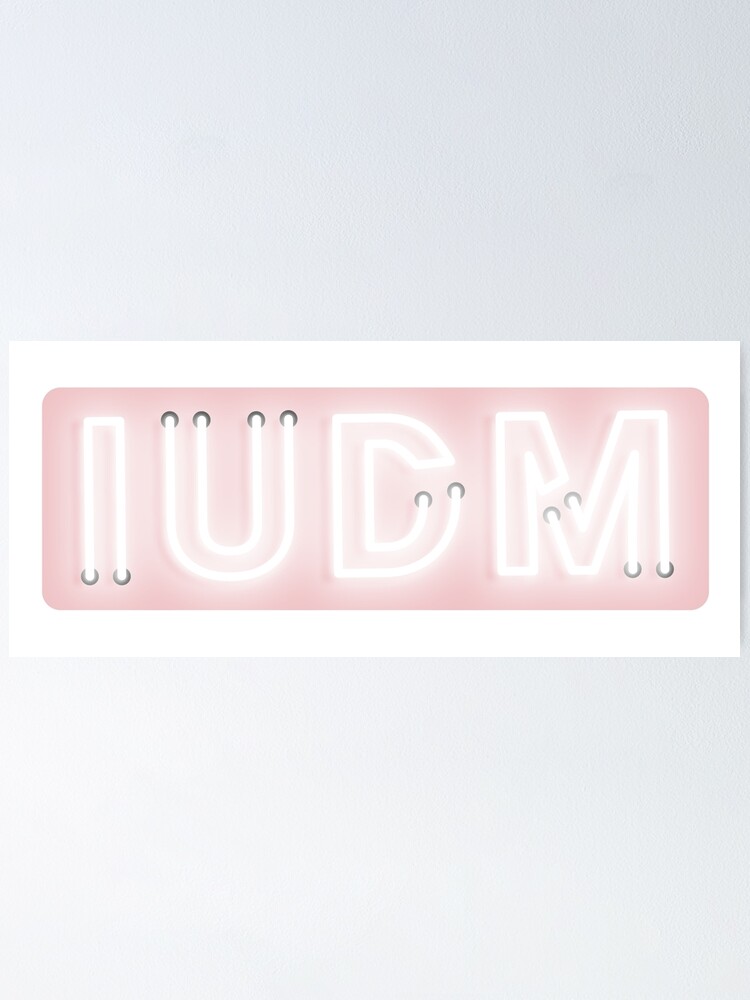 Póster «Señal de neón del IUDM» de jenny9898 | Redbubble