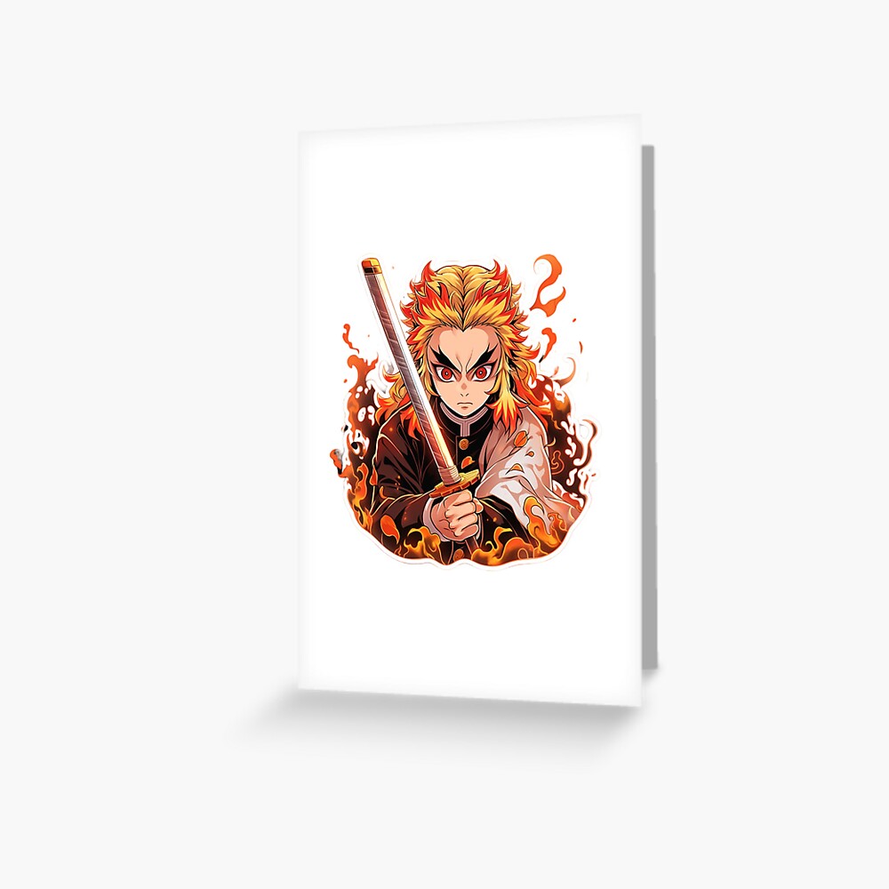 "Rengoku" Sticker for Sale by KLYPStickers | Redbubble