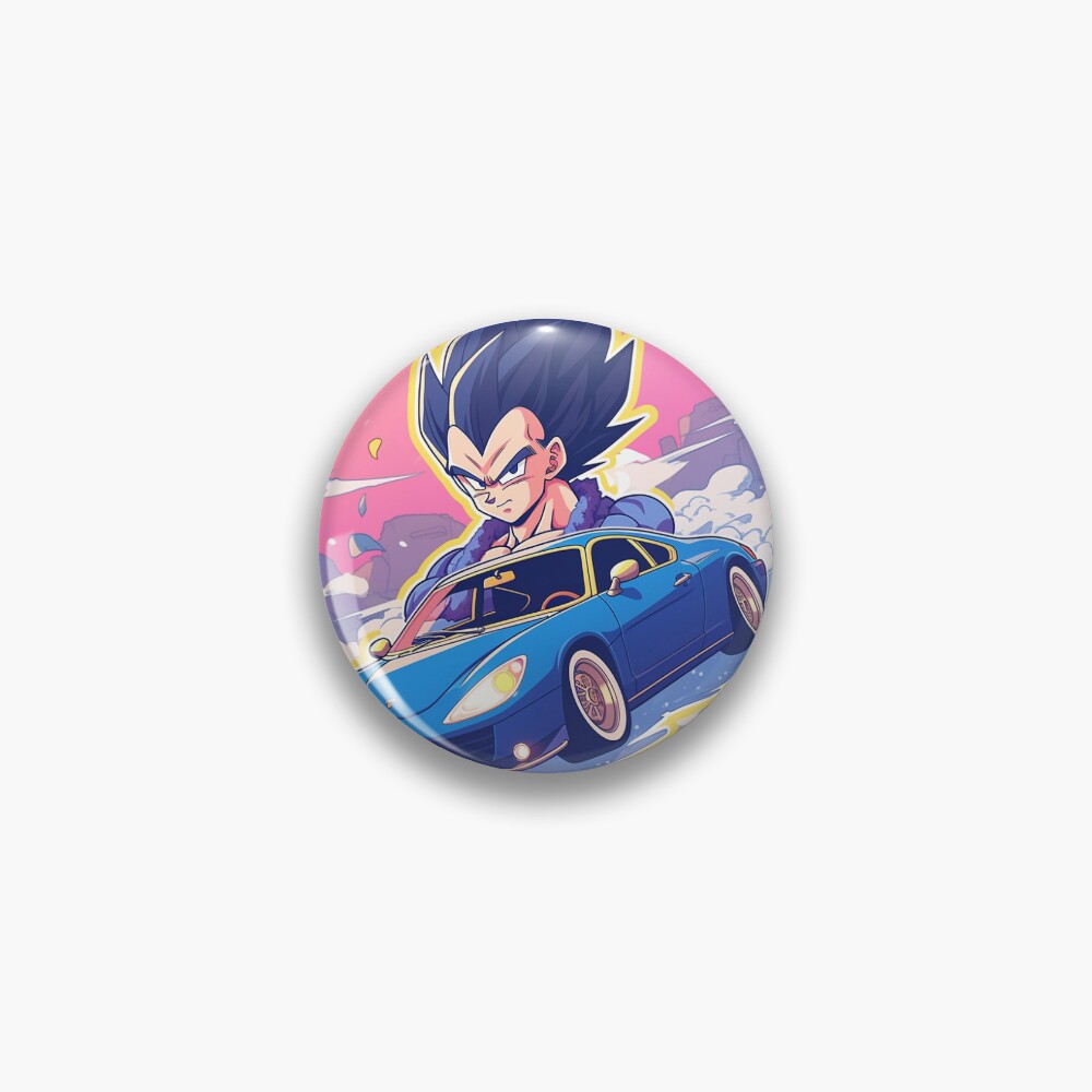 "Vegeta in Car" Sticker for Sale by KLYPStickers | Redbubble