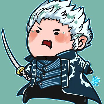 "devil may chibi vergil" Classic T-Shirt for Sale by ZyniaSamson ...