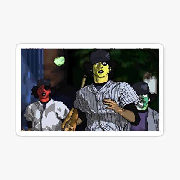 "Baseball Furies" Sticker for Sale by VaughnClark | Redbubble