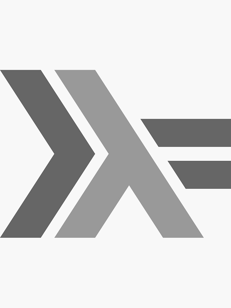 "Official Haskell Logo Programming Language" Sticker for Sale by ...