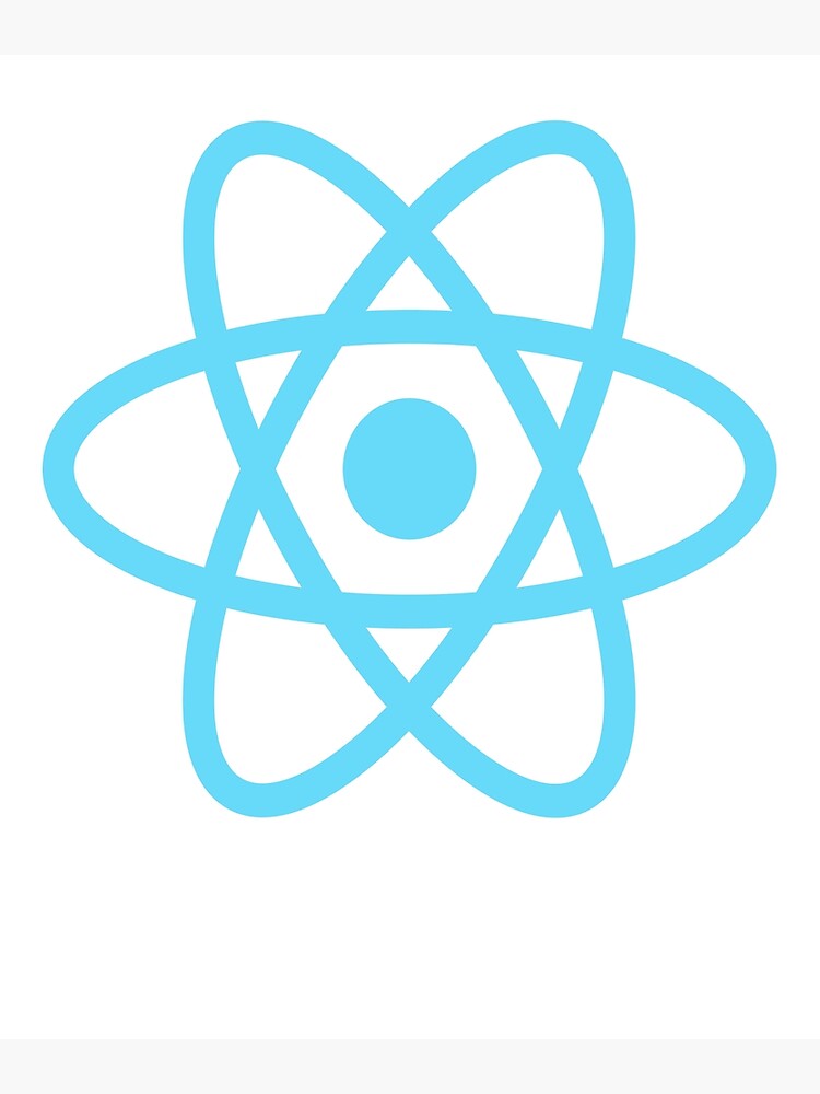 "Official ReactJS React.js Logo JS" Poster for Sale by rainwater11 ...