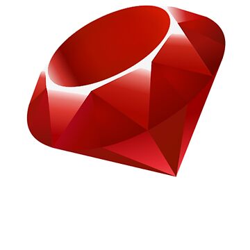 "Ruby Lang Programming Language Official Logo" Sticker for Sale by ...