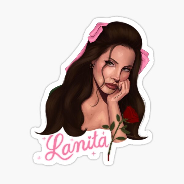 "Lanita Rosita " Sticker for Sale by nancyvheart / thelamehuman | Redbubble