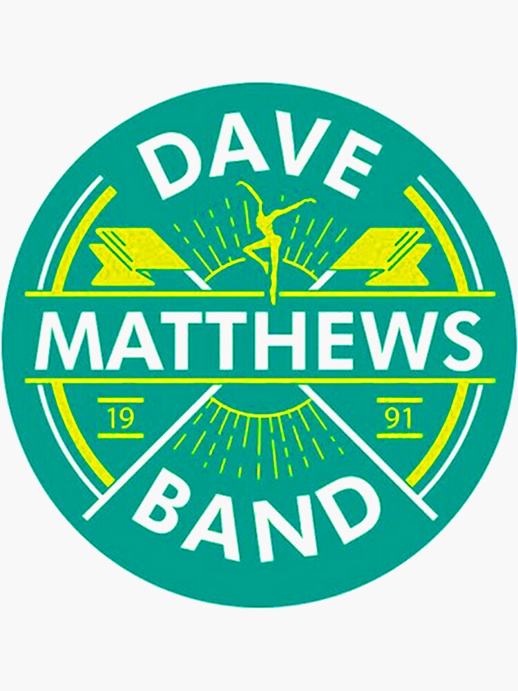 "Dave Matthews" Sticker for Sale by LouSharpe | Redbubble