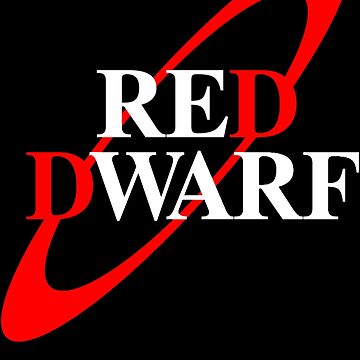 "Red Dwarf Logo" Sticker for Sale by TheronQuitzon | Redbubble