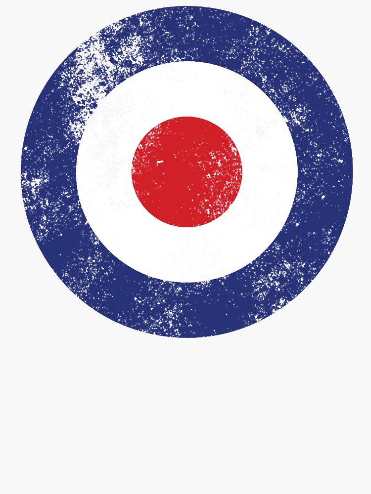 "RAF Type D Roundel Mod Target Logo " Sticker for Sale by TheronQuitzon ...