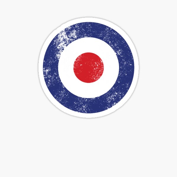 "RAF Type D Roundel Mod Target Logo " Sticker for Sale by TheronQuitzon ...