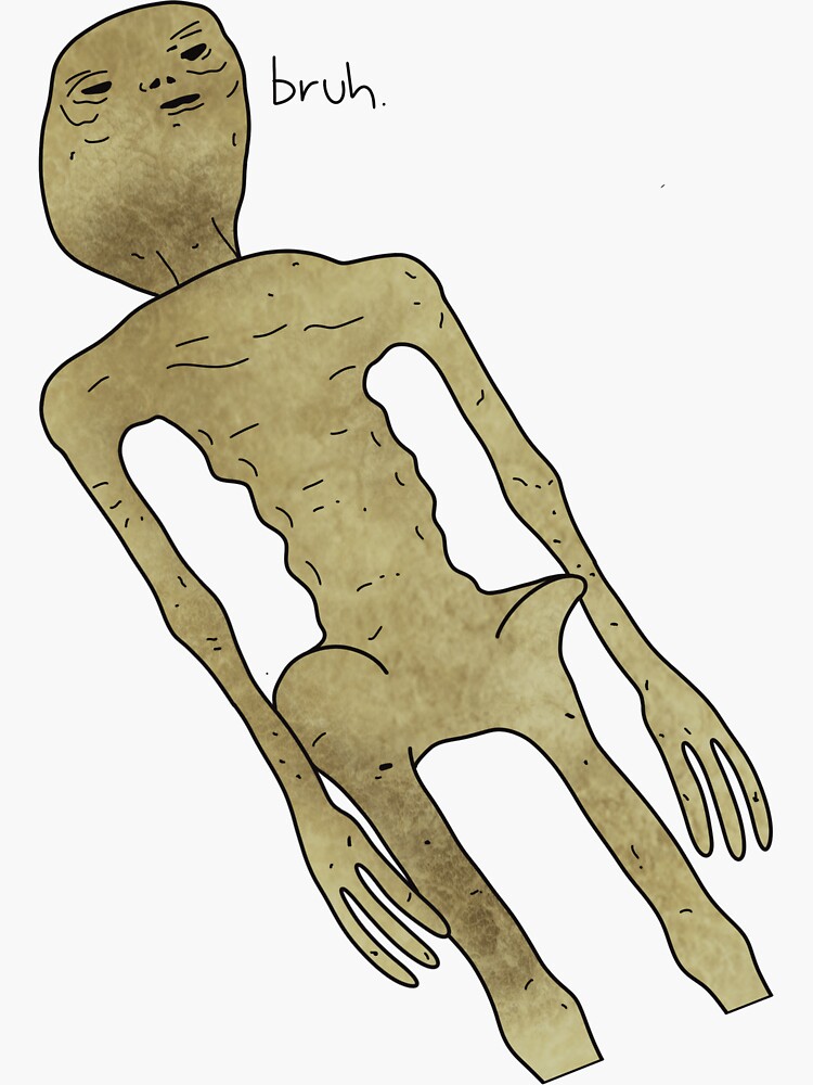 "meme alien" Sticker for Sale by Tallulah-Malibu | Redbubble